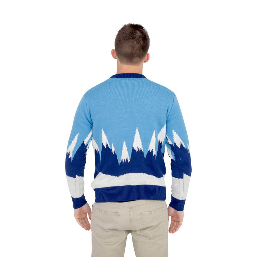 Yeti to Party Abominable Snowman Light up LED Ugly Sweater