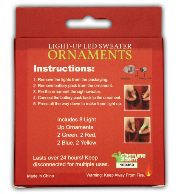 Light Up Christmas Sweaters | Ugly Sweaters w/Lights - LED
